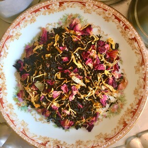 Enchanted Rose Blend Loose Leaf Tea - Etsy