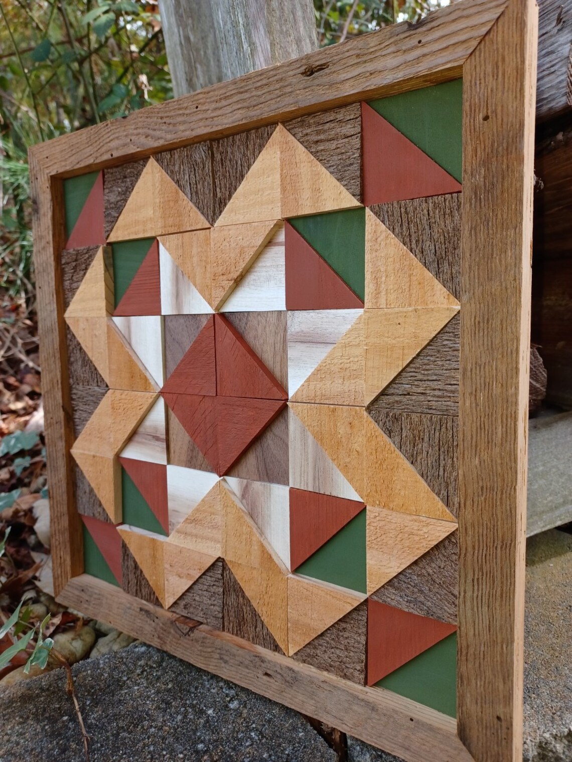 Wood Quilt Square With Gorgeous Wood Textures From Barn Wood - Etsy