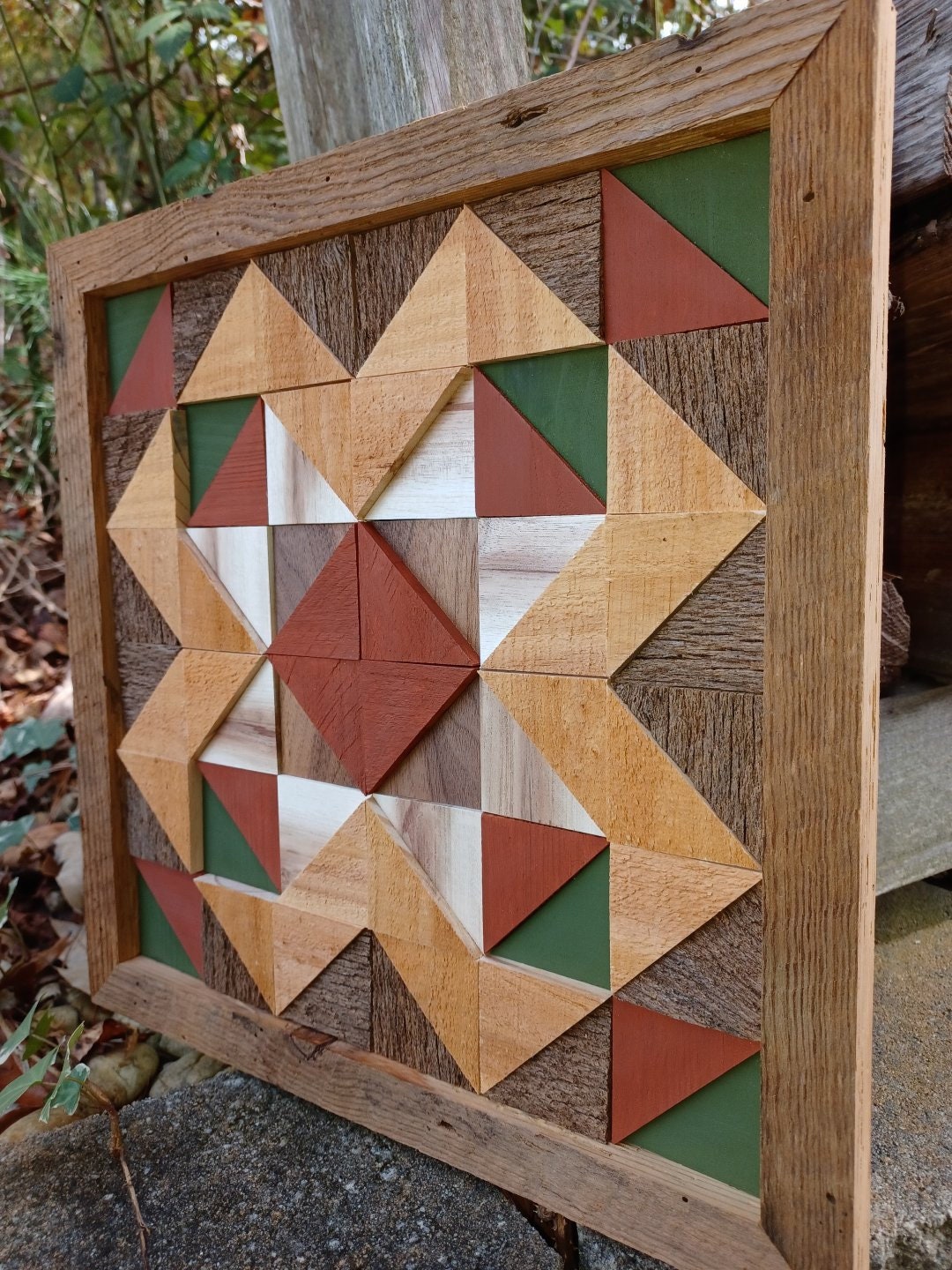 Wood Quilt Square With Gorgeous Wood Textures From Barn Wood - Etsy