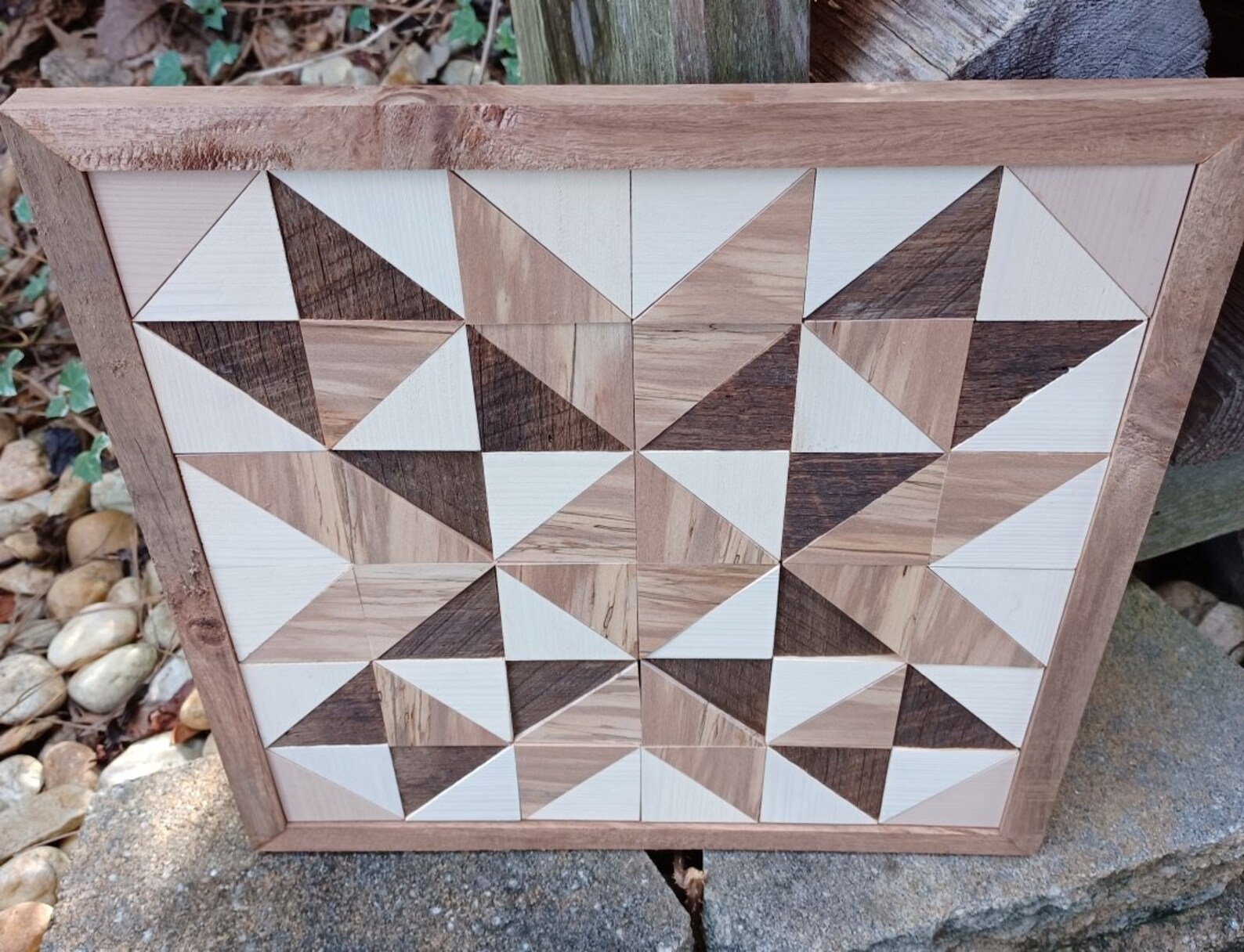 Wood Quilt Square With Natural Wood Grains, Colors and Textures - Etsy