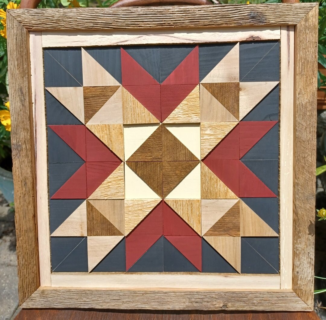 Wood Quilt Square With Gorgeous Wood Textures - Etsy