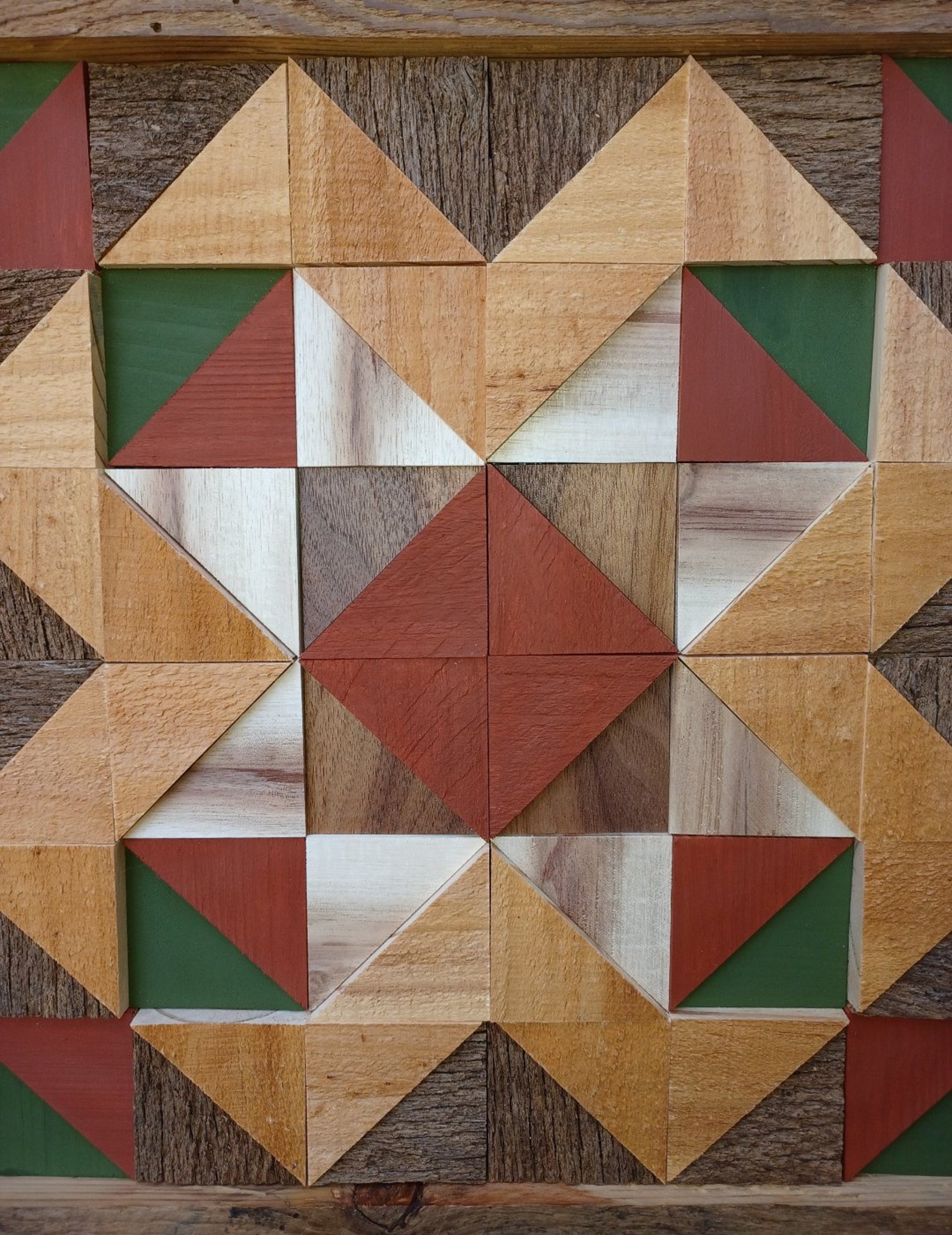 Wood Quilt Square With Gorgeous Wood Textures From Barn Wood - Etsy