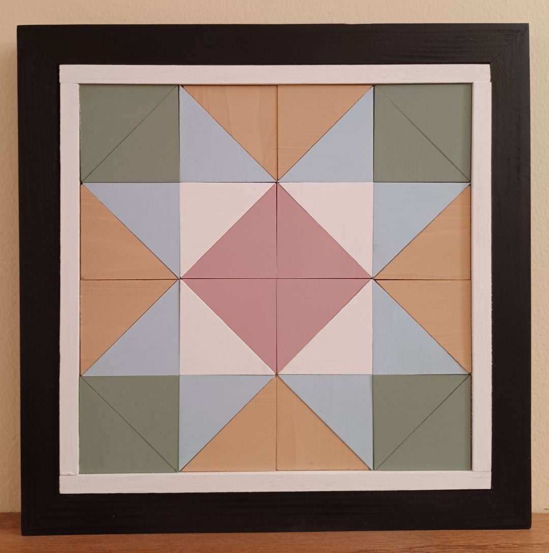 Set of 3 Coordinating Wood Quilt Squares - Etsy