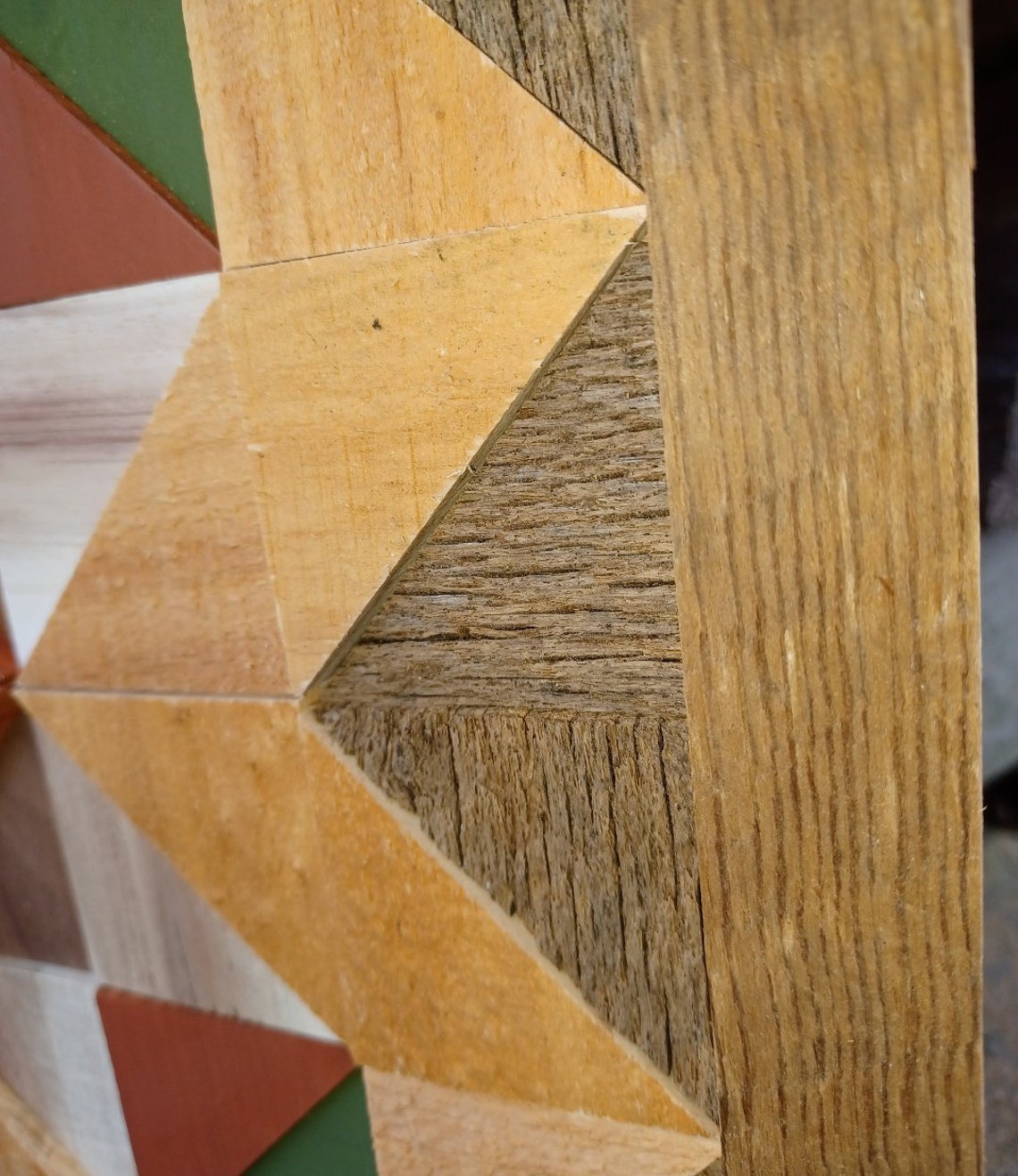 Wood Quilt Square With Gorgeous Wood Textures From Barn Wood - Etsy