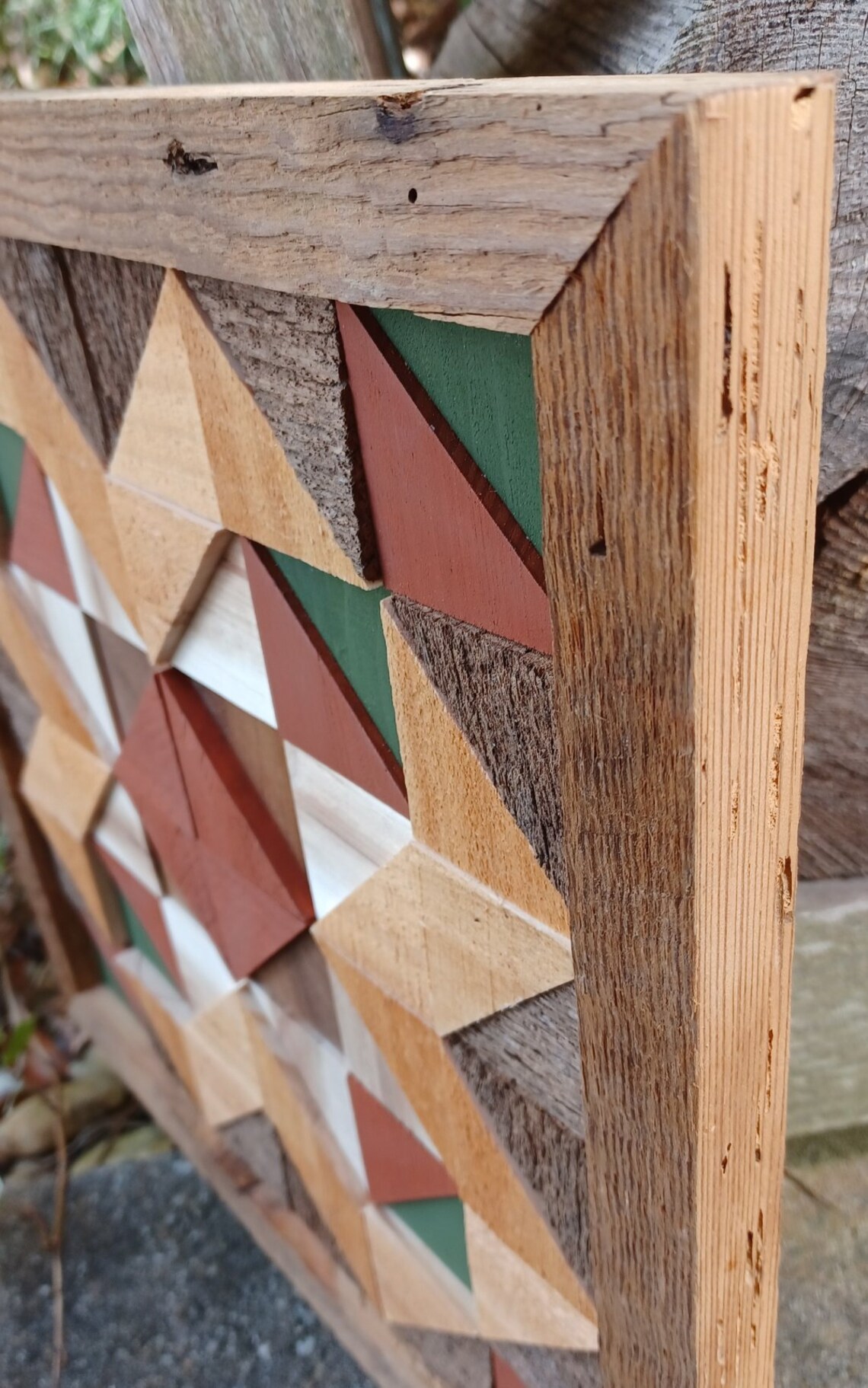 Wood Quilt Square With Gorgeous Wood Textures From Barn Wood - Etsy