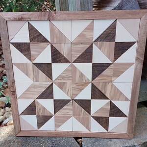 Wood Quilt Square With Natural Wood Grains, Colors and Textures - Etsy