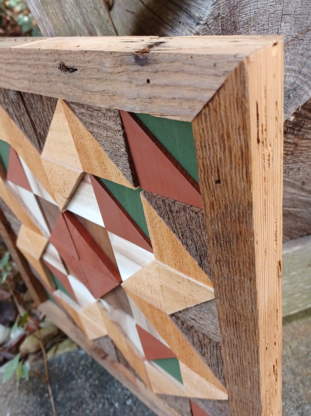 Wood Quilt Square With Gorgeous Wood Textures From Barn Wood - Etsy