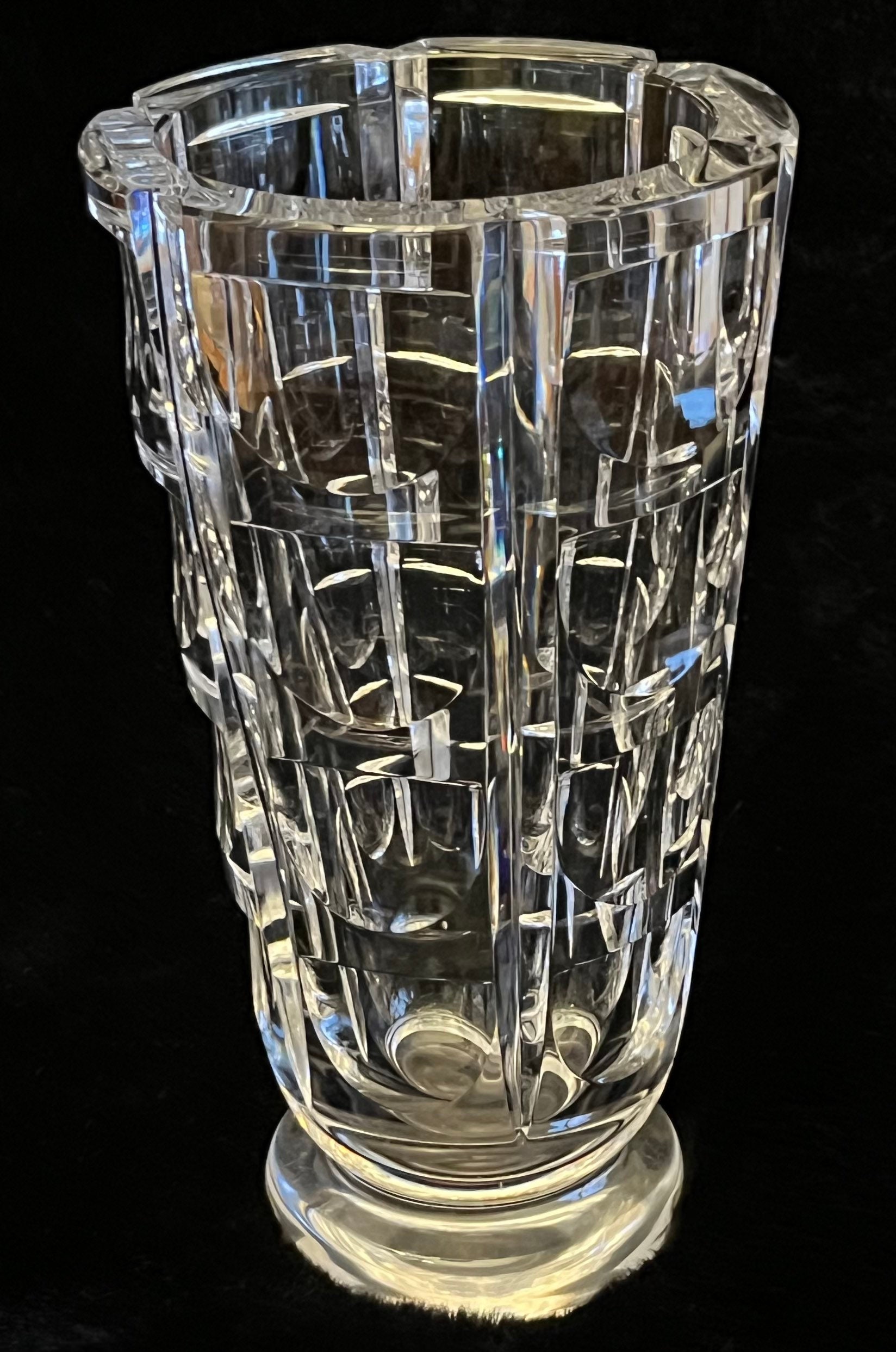 Simon Gate for Orrefors, “thousand Windows” Art Deco Vase, 1930’s ...