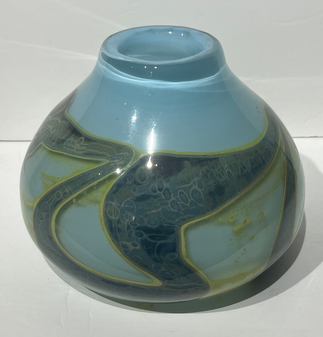 Samuel J Hermann and Louis Leloup Vase for Val St Lambert C1975 - Etsy