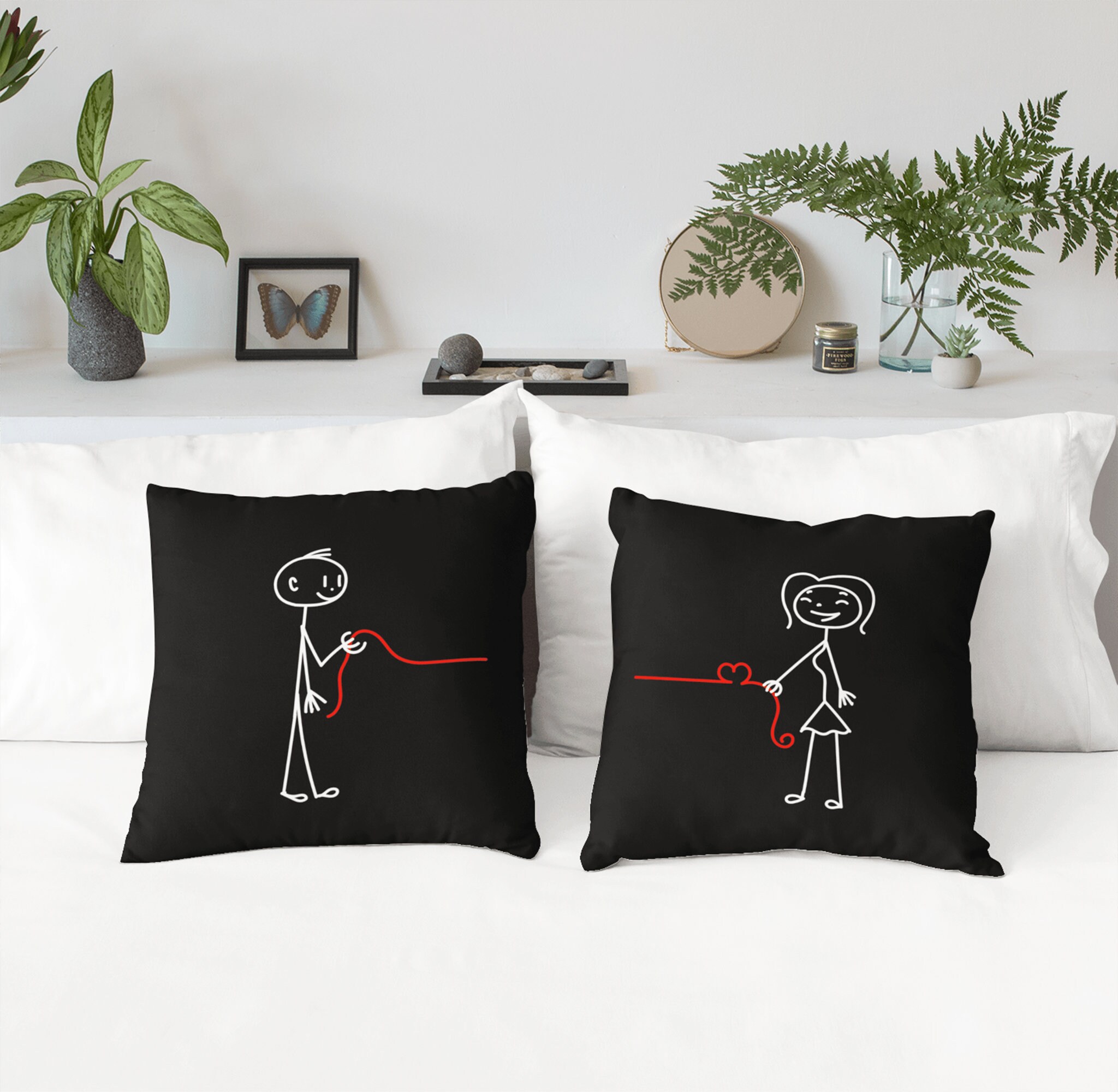 Coussin pour couple à personnaliser | Etsy Coussin pour couple à personnaliser | Etsy
