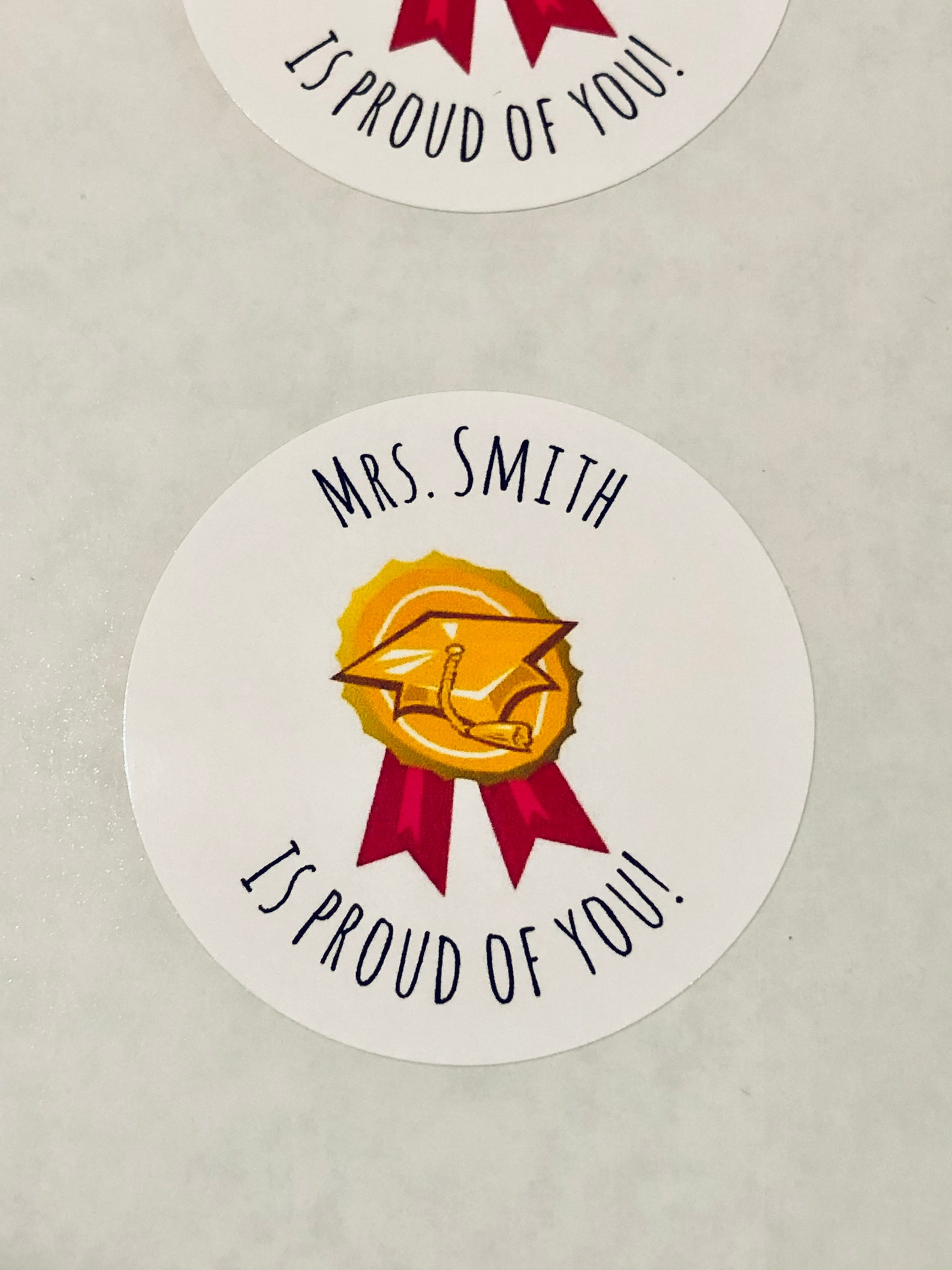 Custom Teacher Stickers From the Classroom Sticker Proud of - Etsy