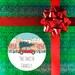 Custom Christmas Stickers Round Christmas Tag Vintage - Etsy