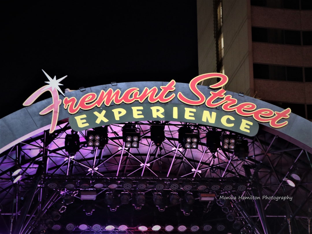 Fremont Street Sign Picture Photo or Canvas Print in Colour - Etsy