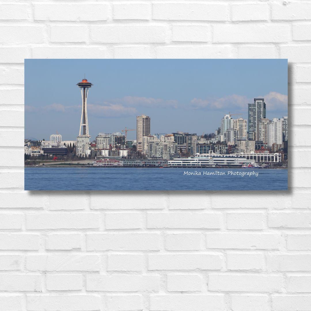 Seattle, Washington, Panorama City View Picture - Canvas or Photo Print ...
