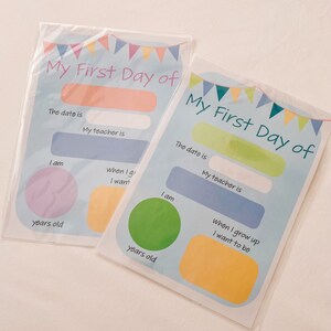 My First Day of Sign - Etsy