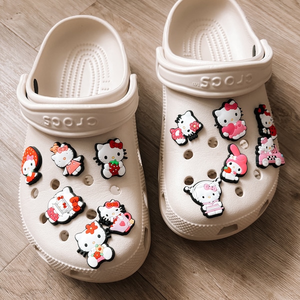 Hello Kittys Croc Charms - Etsy
