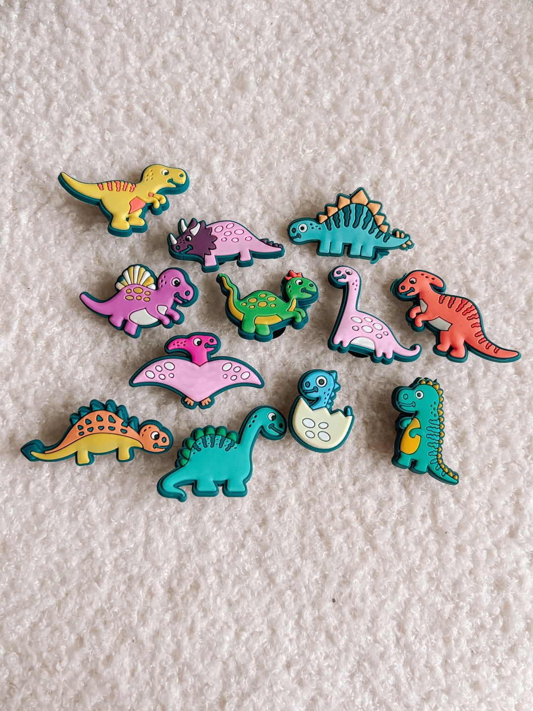 Dinosaur Croc Charms Set of 2 - Etsy