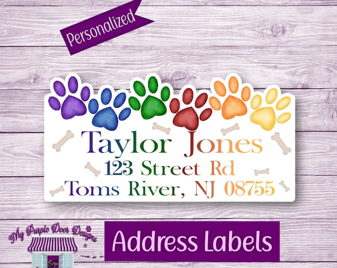 Dog Treat Label, Editable Label, DIY Dog Label, DIY Ingredient Label ...