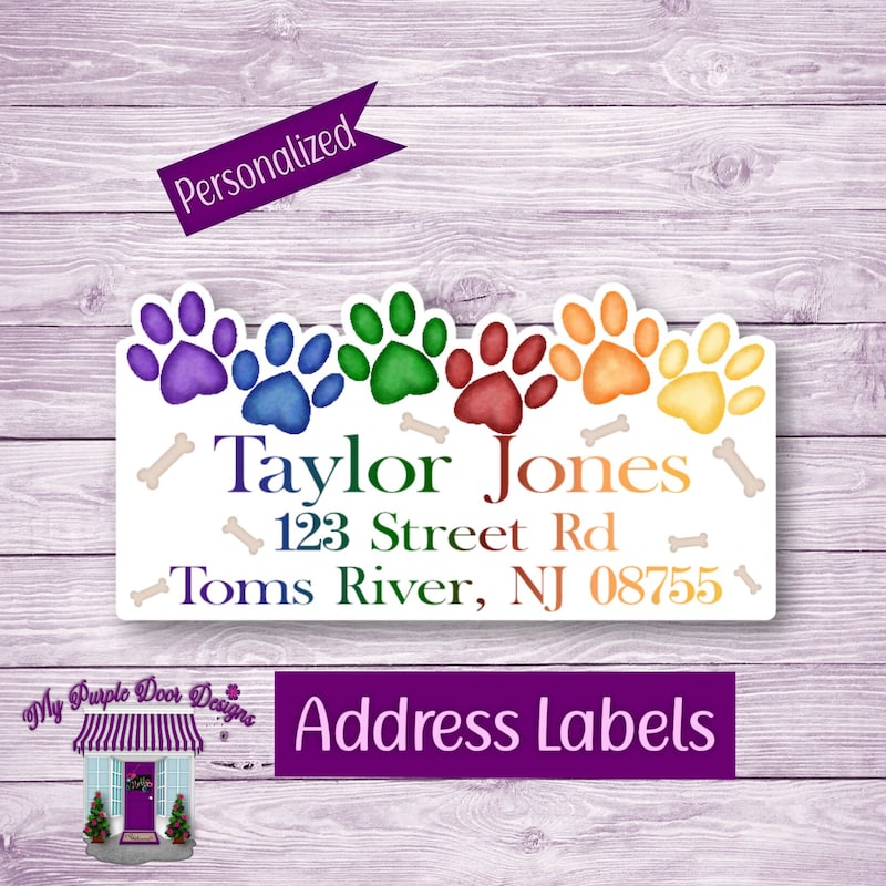 Dog Labels - Etsy