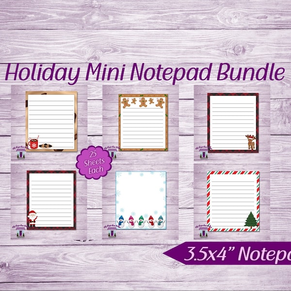 Mini Note Pads - Etsy