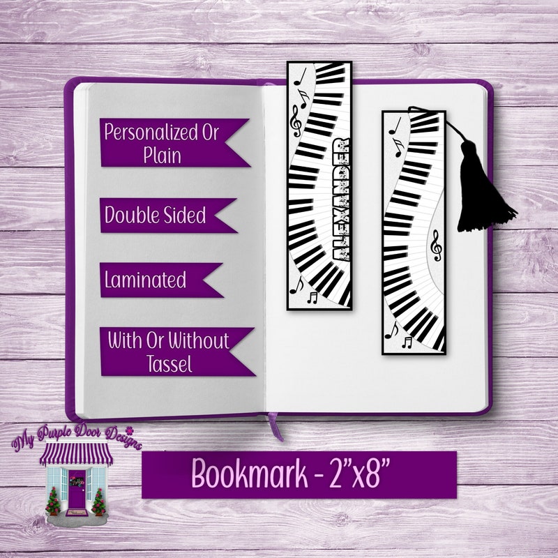 Music Bookmark - Etsy