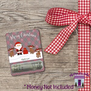 Merry Christmas Santa Claus Money Gift Holder, Personalize Cash/check ...