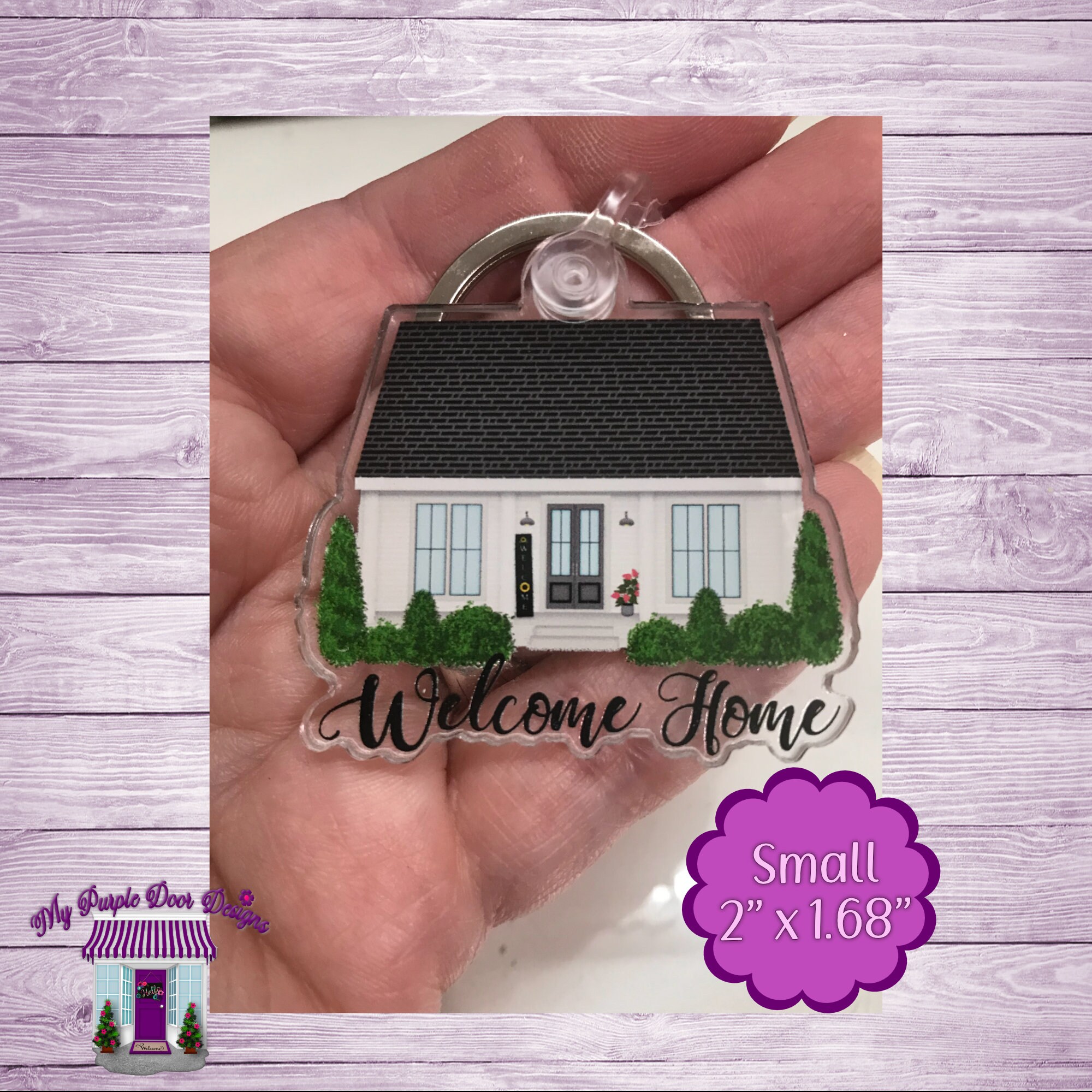Welcome Home Keychain Perfect Realtor Gift New Home Keyring - Etsy