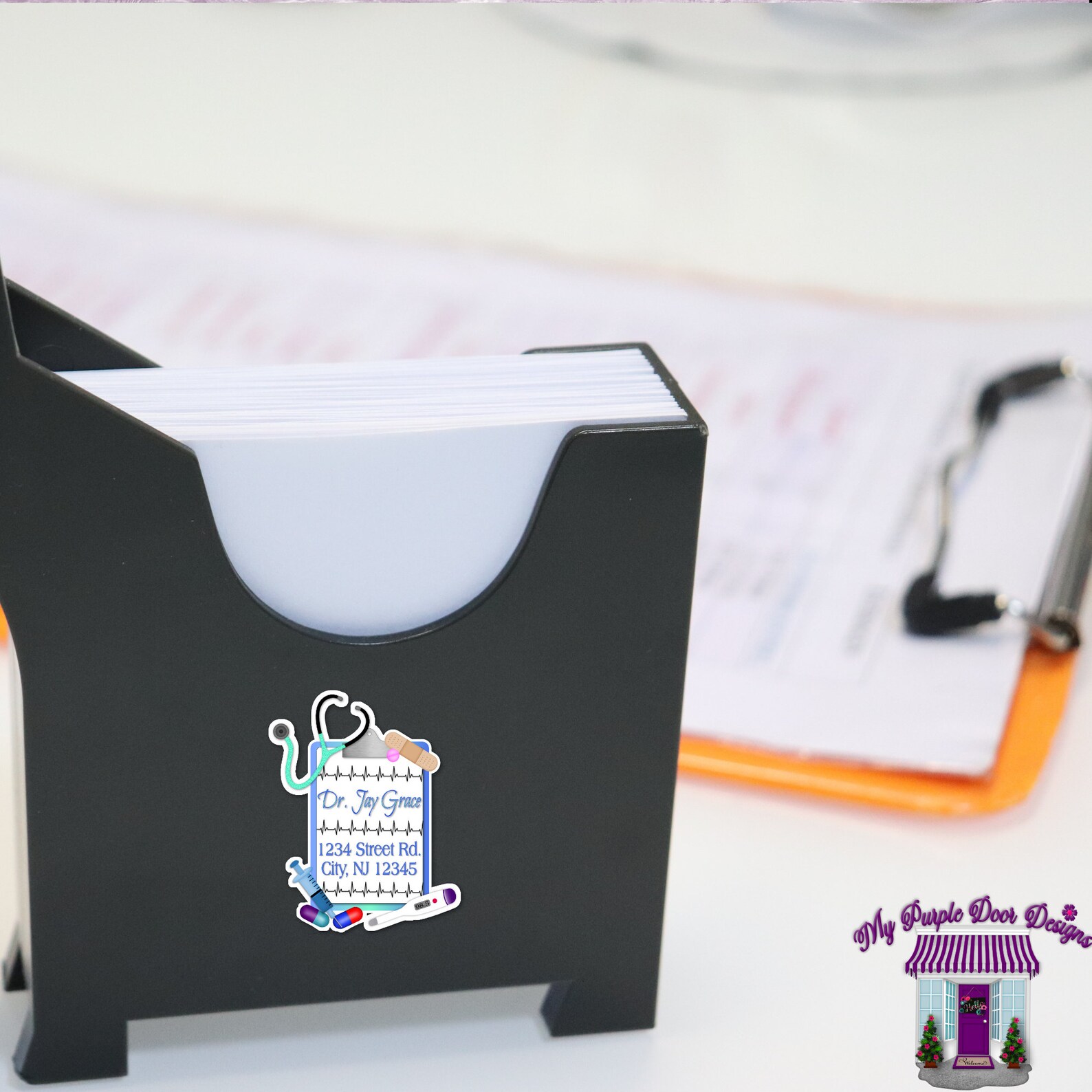Return Address Labels, Medical Clipboard Personalized Mailing Stickers ...