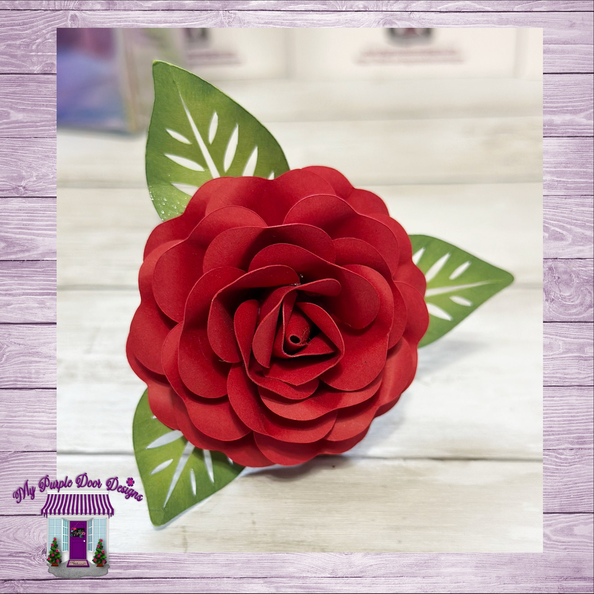 Red Paper Flower Pen Floral Baby Shower Favors Bridal Shower - Etsy
