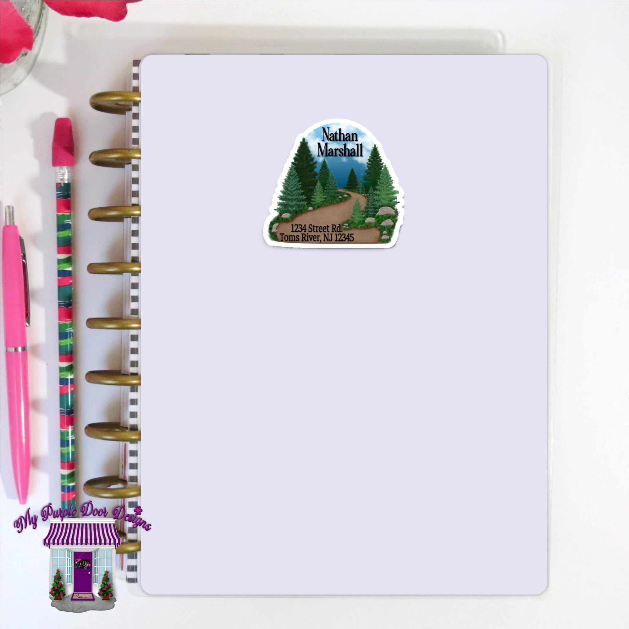 Forest Trees Adventure Return Address Labels: Personalized Mailing ...