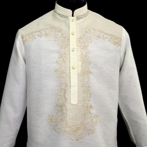 Barong Tagalog Filipino Formal Shirt Philippine National - Etsy