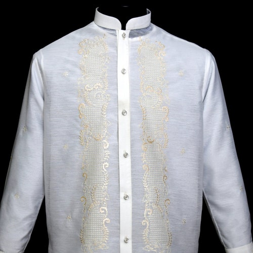 BARONG TAGALOG Chinese Collared Filipino National Costume - Etsy