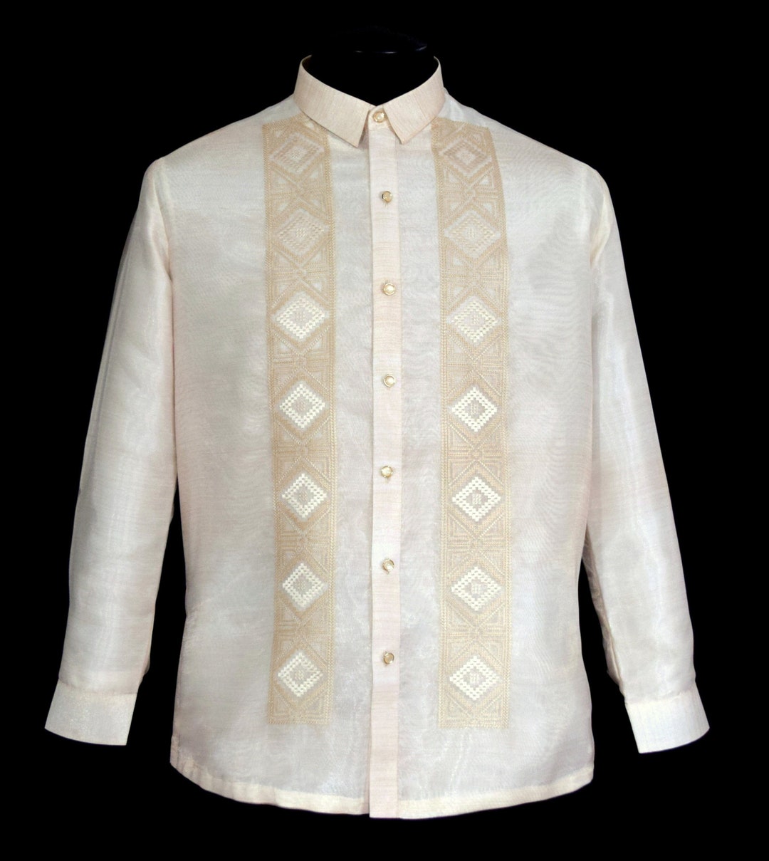 Full-open Barong Tagalog Filipino Formal National Costume #1095 - Etsy