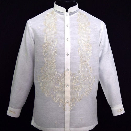 BARONG TAGALOG Linen Gusot Mayaman Filipino National Costume - Etsy