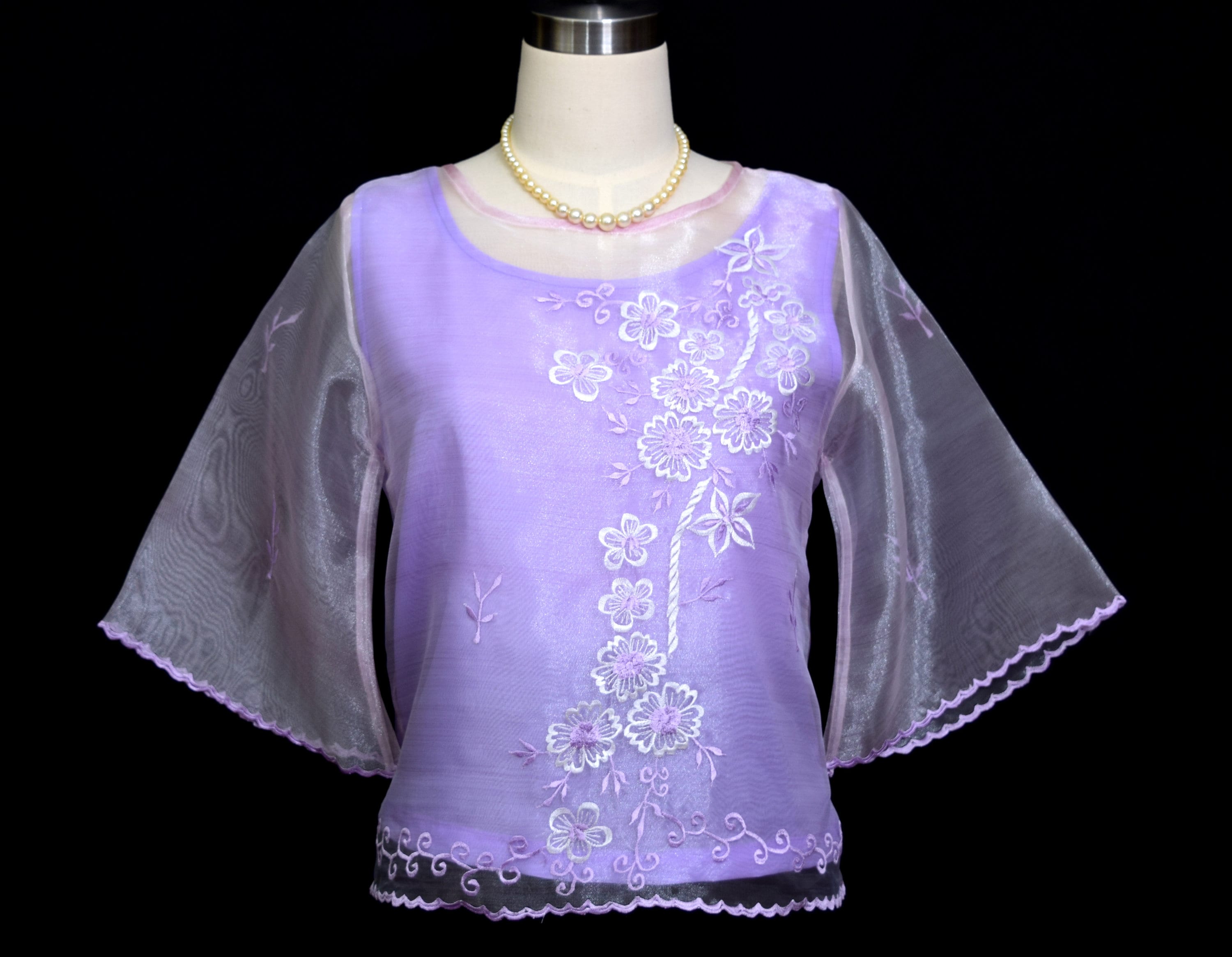 Filipiniana Formal Embroidered Traditional Short Sleeves Maria - Etsy