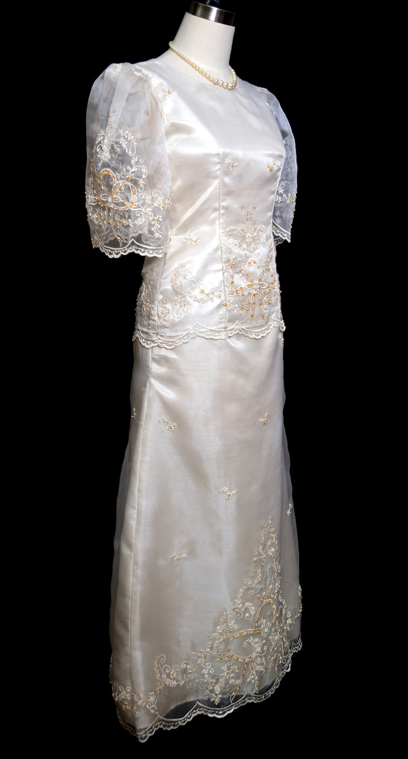 Maria Clara Filipiniana Formal Gown Philippine National - Etsy Canada