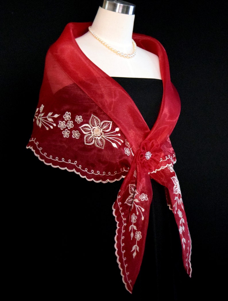 Filipiniana Alampay Barong Tagalog Mestiza Burgundy - Etsy Canada