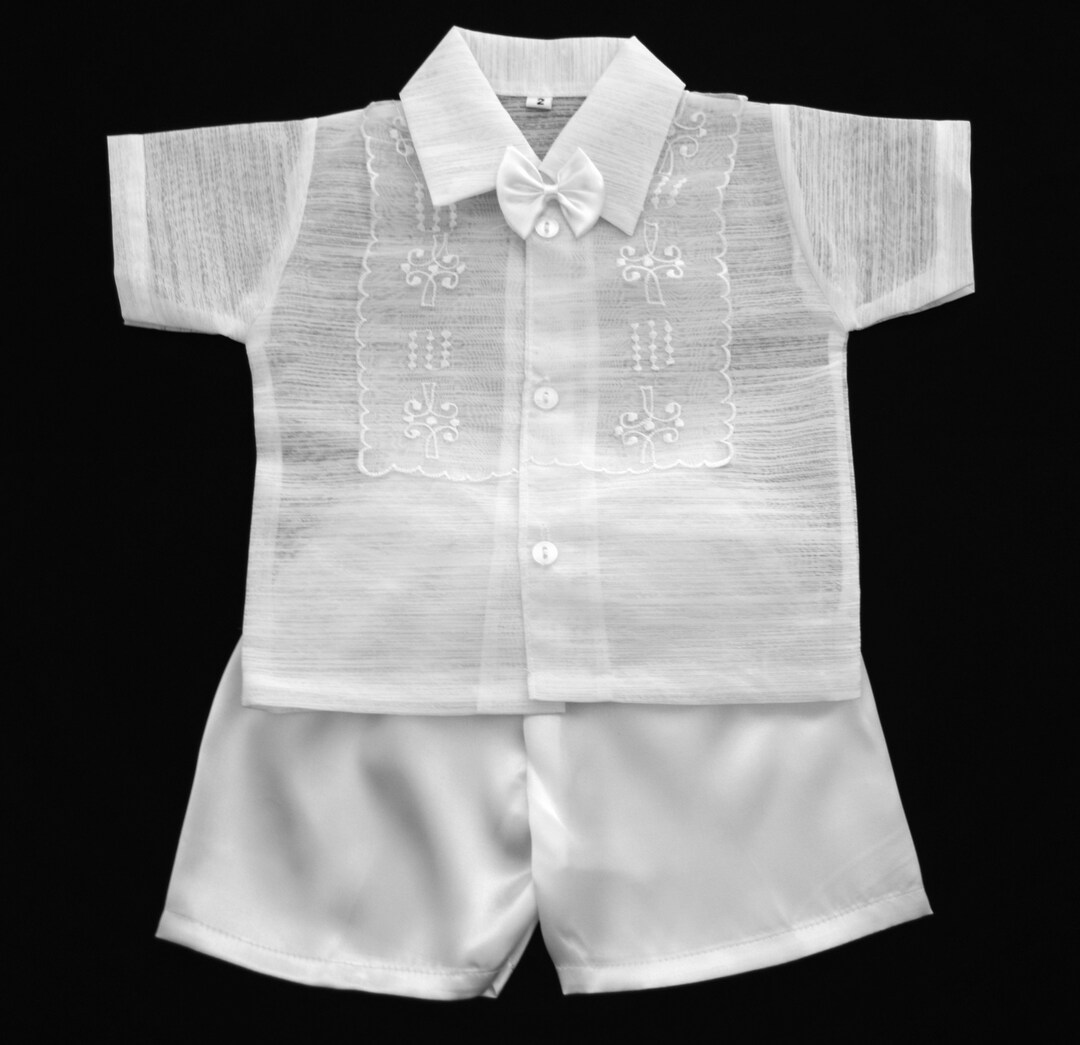 Baby Barong Tagalog: Boys' Philippine Christening Outfit - Etsy