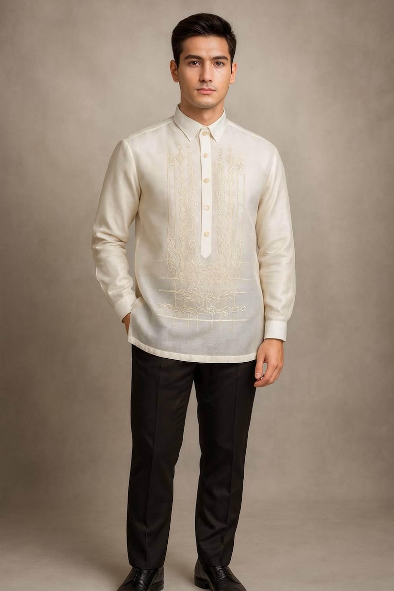 Barong Tagalog | Filipino Formal Shirt | Philippine National Costume ...