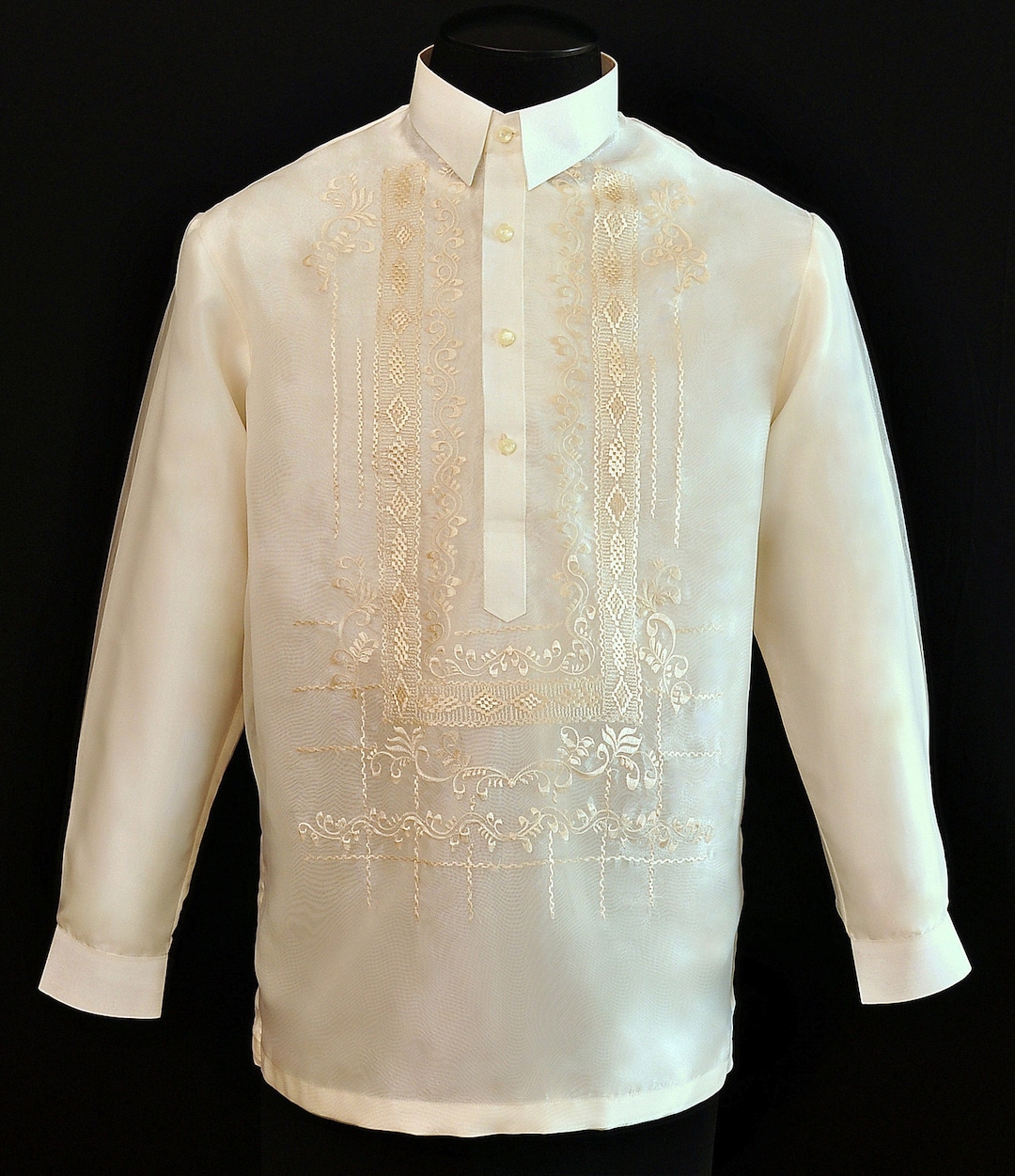 Barong Tagalog Filipino Formal Shirt Philippine National Costume 1090 ...
