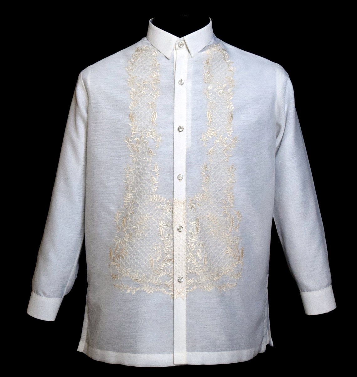 Barong Tagalog Traditional Formal Shirt Philippine National Etsy