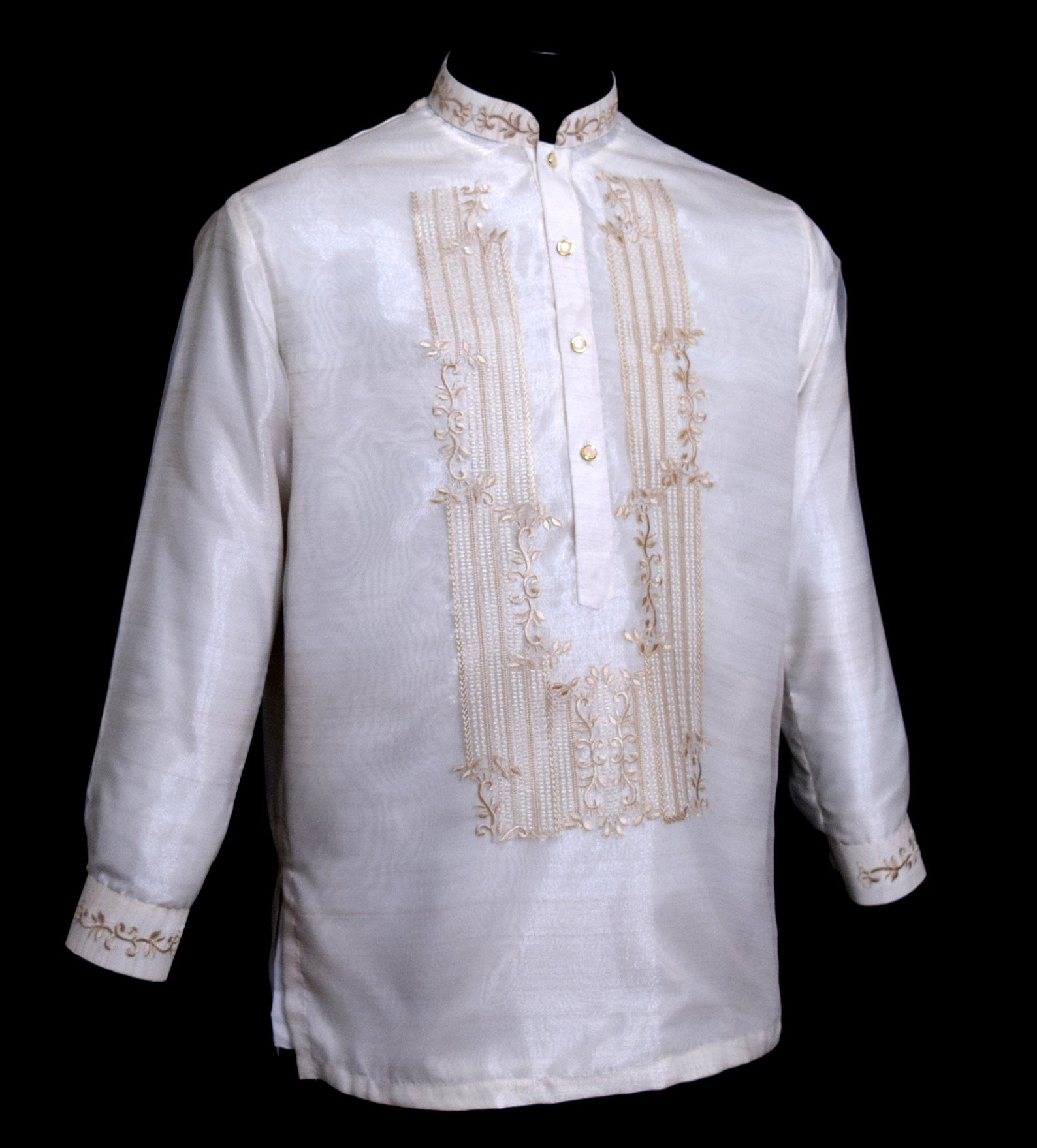 Barong Tagalog Filipino Formal Shirt Philippine National Costume #1093 ...