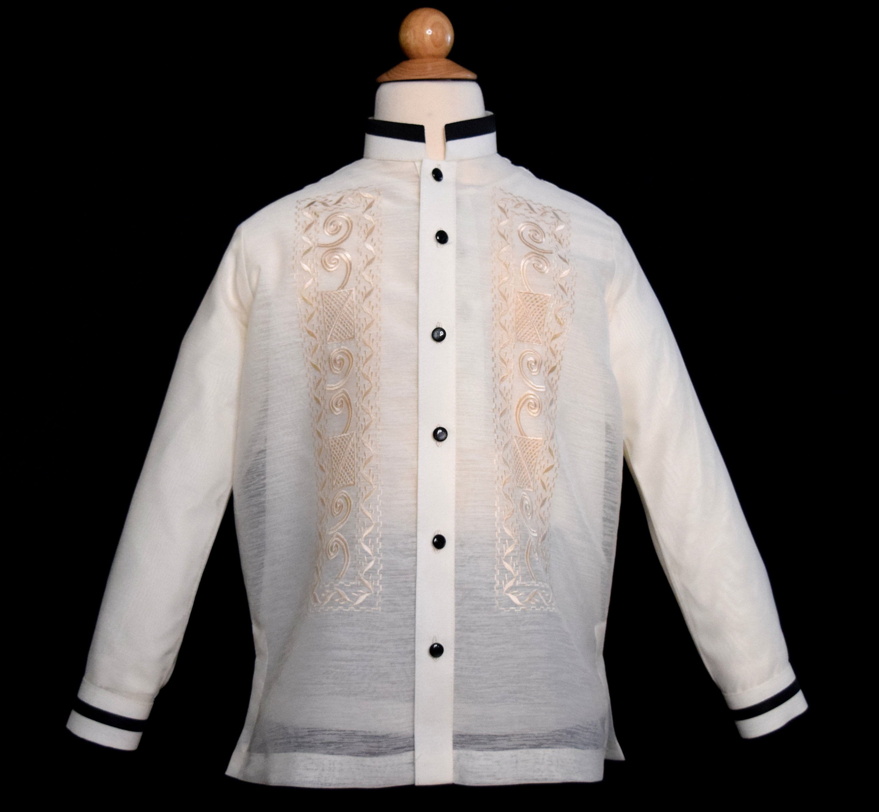 Boy's Barong Tagalog Filipino Formal Ivory Modern Shirt - Etsy UK