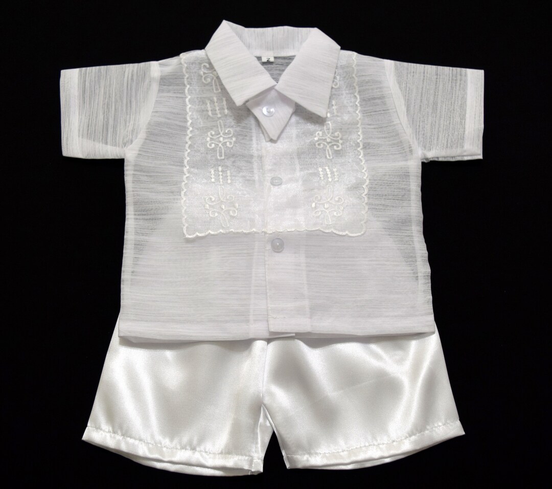 BARONG TAGALOG for Baby, Toddlers, BOYS Philippine National Costume ...