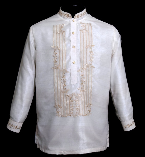 Barong Tagalog Filipino Formal Shirt Philippine National | Etsy