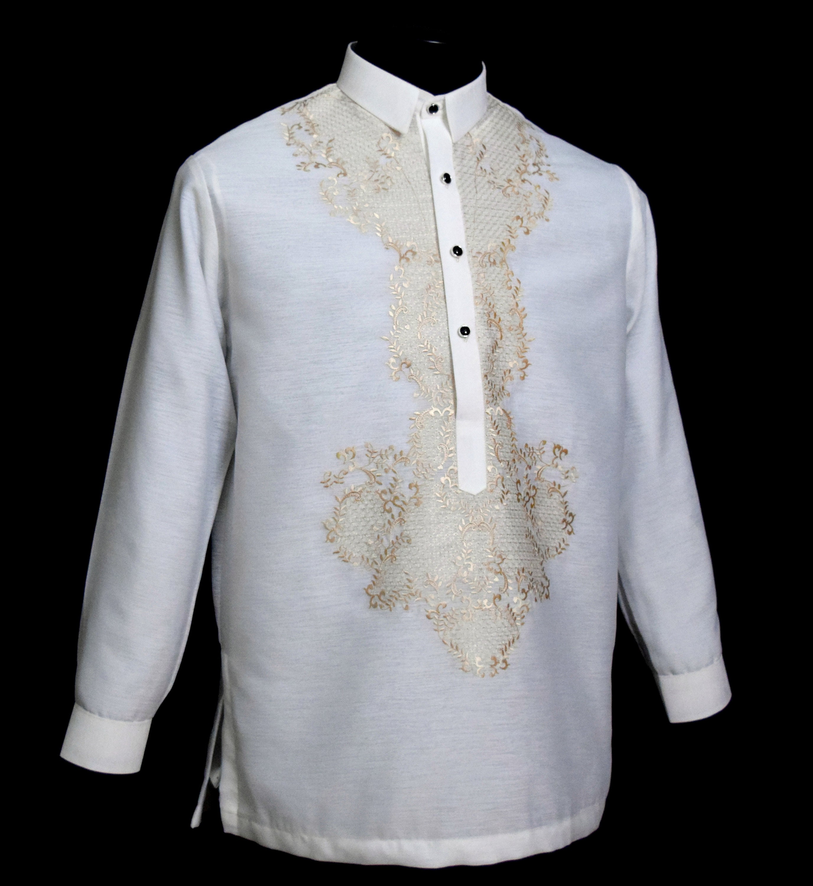 Barong Tagalog Tradicional Filipino Marfil Camisa Formal Traje | Etsy ...