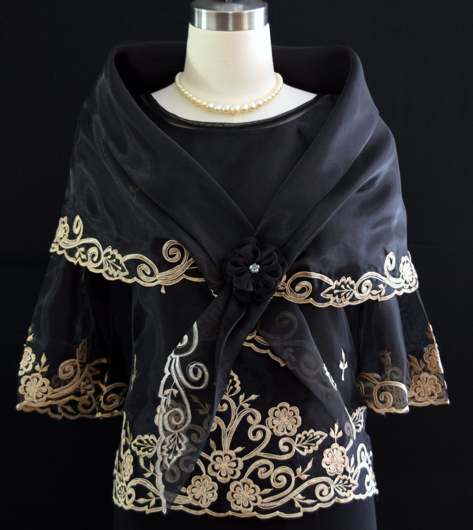 Formal Modern Maria Clara Filipiniana Kimona With Embroidered - Etsy