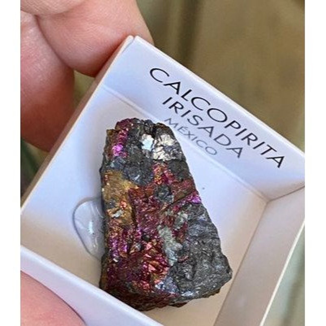 Iridescent Chalcopyrite "peacock" Raw Specimen 1.2" X 3/4" #302 Sale - Etsy