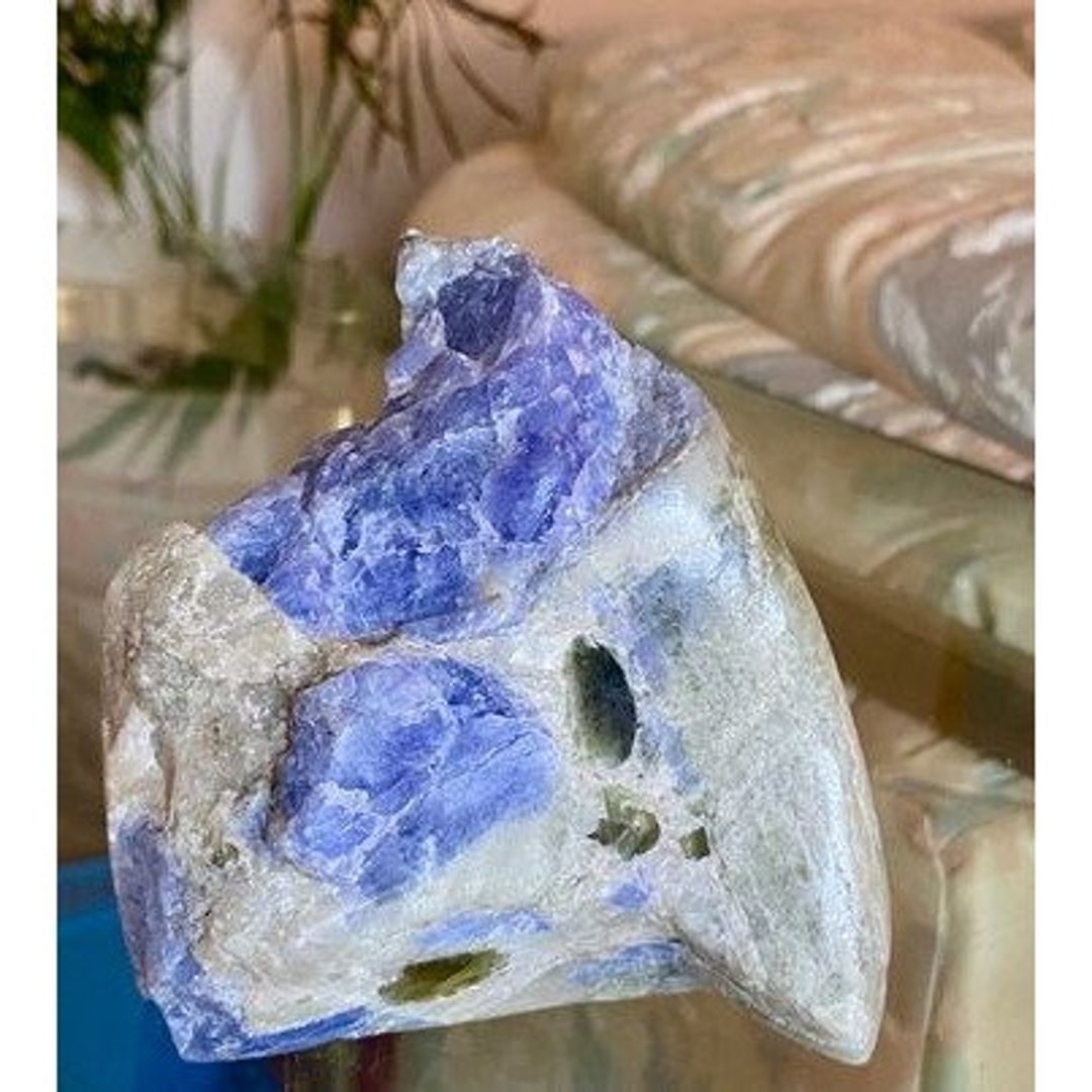 Blue/violet Hackmanite uv Reactive Raw Specimen 4.3 X 3.9 M3 - Etsy