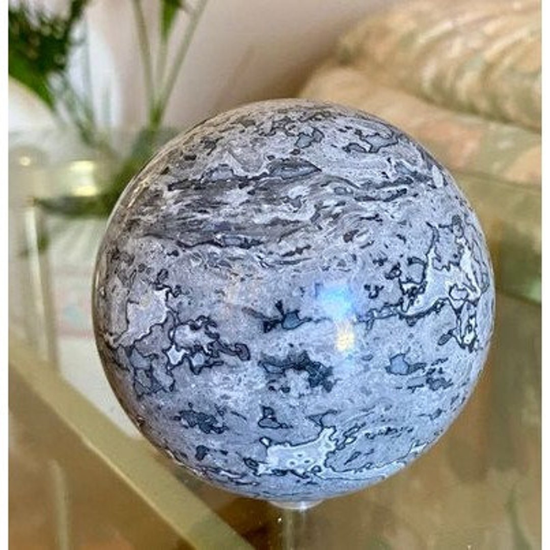 Picasso Stone Sphere W/stand 93mm #917 - Etsy